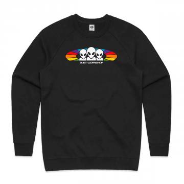 Alien Workshop | Spectrum Crewneck Sweater | Black – Legacy Skate Store