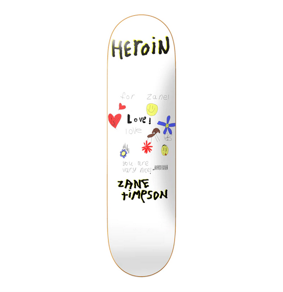 Heroin Skateboards | Very Nice Board (Zane Timpson) Skateboard Deck | 9 ...